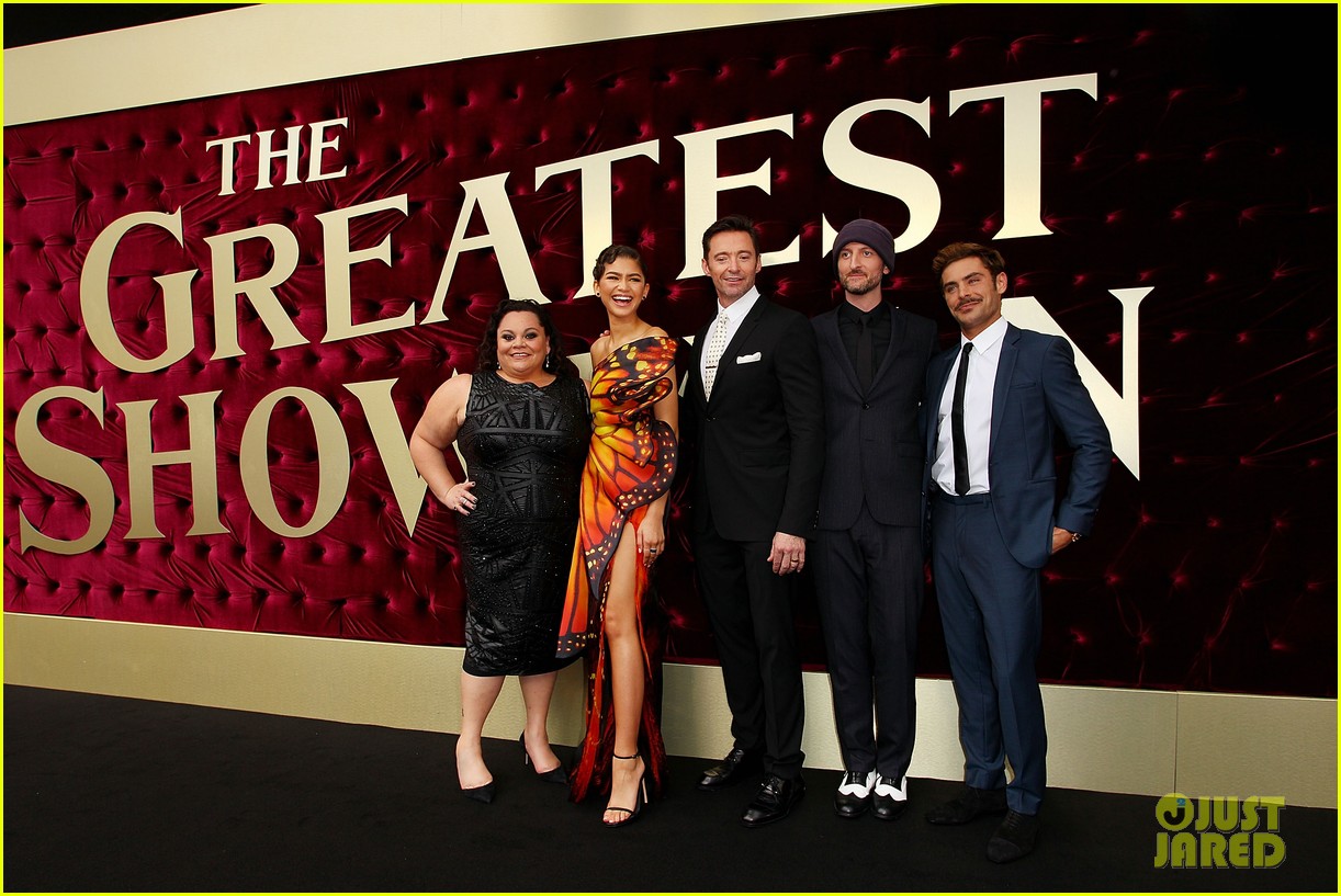 Zac Efron, Zendaya & Hugh Jackman Put On Their Best for 'Greatest ...