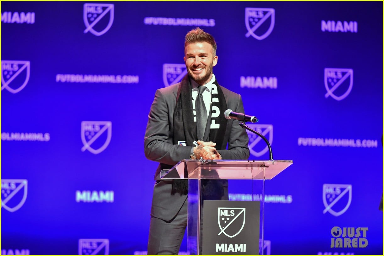 David Beckham Announces New MLS Team in Miami, Son Brooklyn Joins Him ...