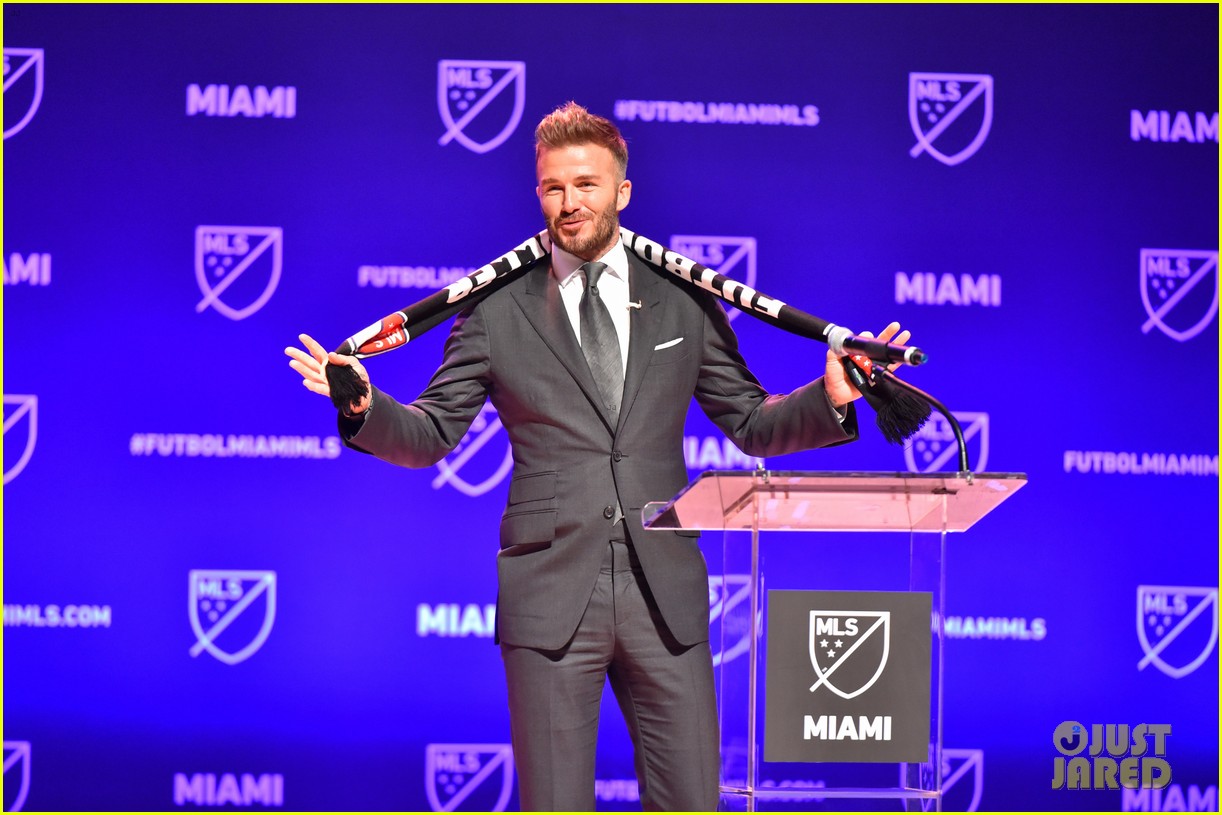 David Beckham Announces New MLS Team in Miami, Son Brooklyn Joins Him ...
