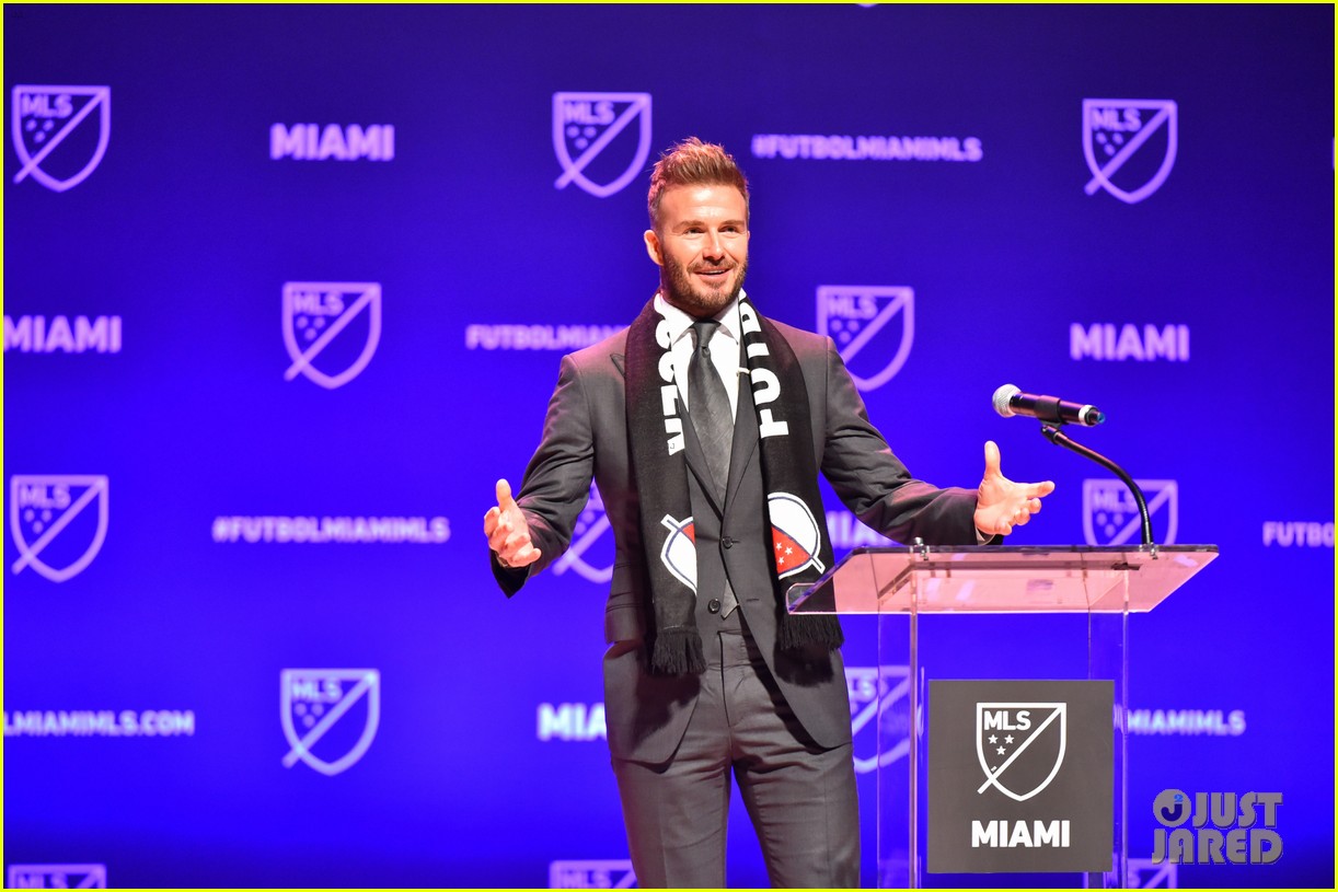 David Beckham Announces New MLS Team in Miami, Son Brooklyn Joins Him ...