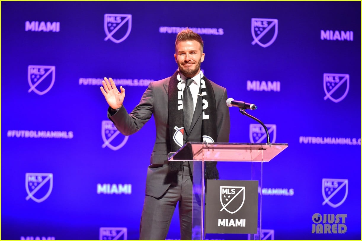 David Beckham Announces New MLS Team in Miami, Son Brooklyn Joins Him ...