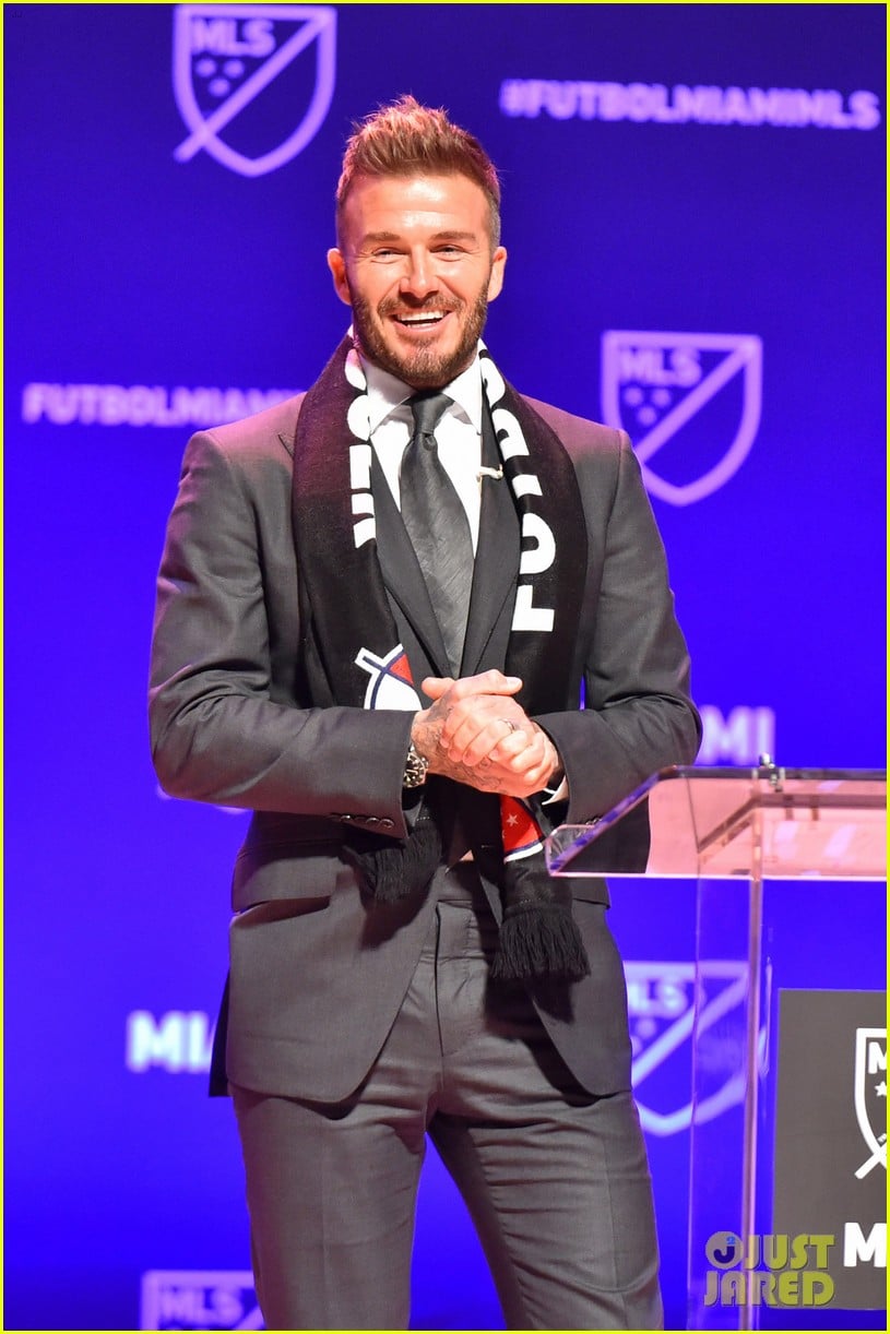David Beckham Announces New MLS Team in Miami, Son Brooklyn Joins Him ...