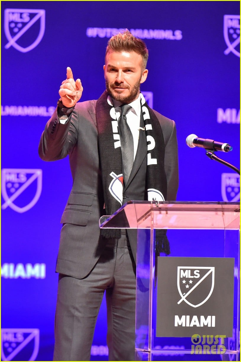 David Beckham Announces New MLS Team in Miami, Son Brooklyn Joins Him ...