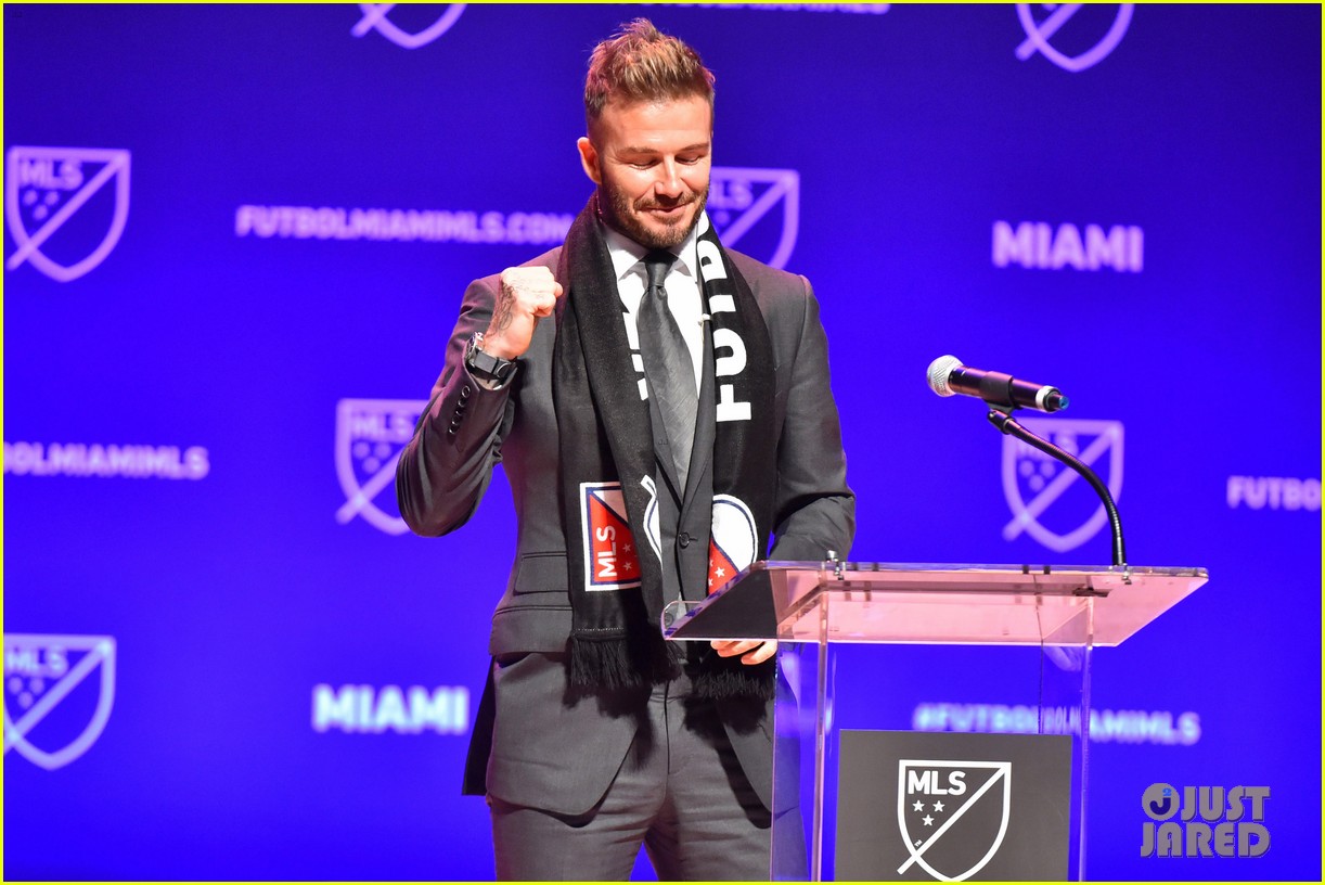 David Beckham Announces New MLS Team in Miami, Son Brooklyn Joins Him ...