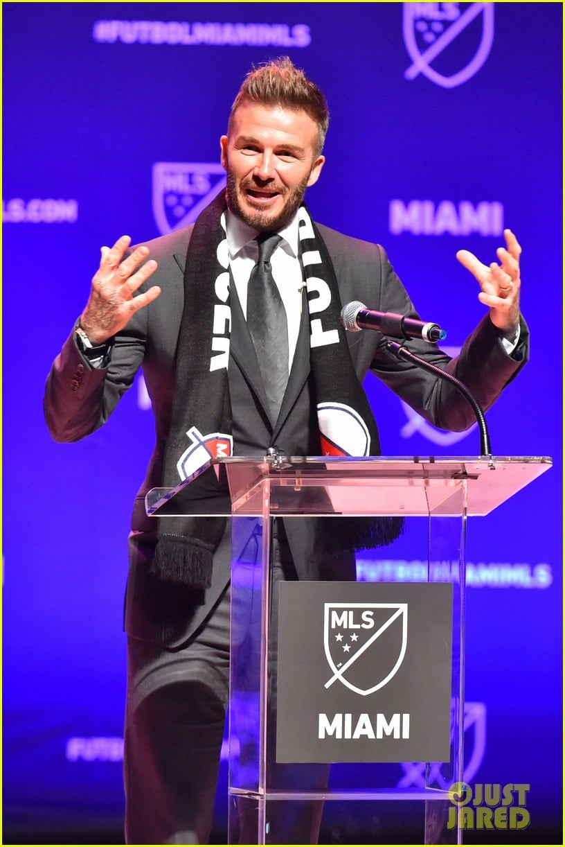 David Beckham Announces New MLS Team in Miami, Son Brooklyn Joins Him ...