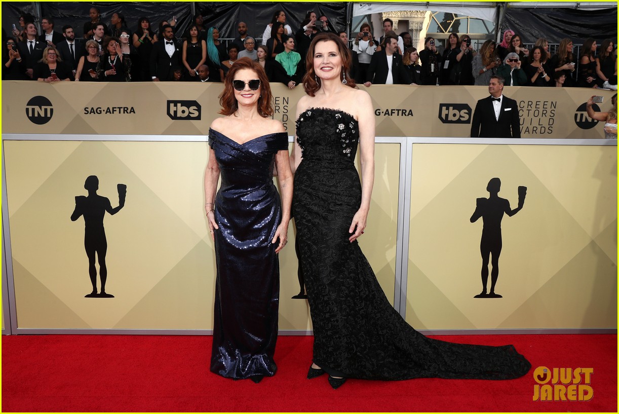 Susan Sarandon & Geena Davis Go Glam for SAG Awards 2018!: Photo ...
