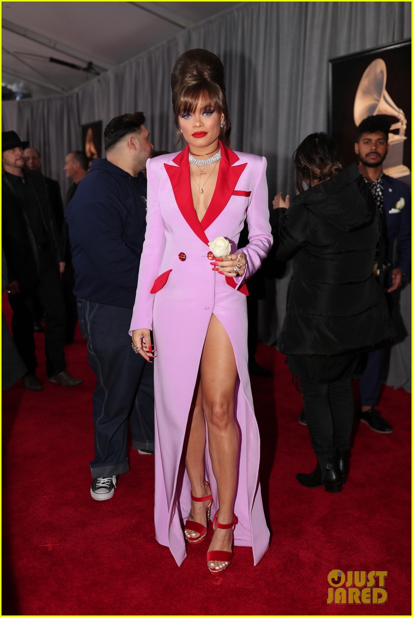 Andra Day Shows Off Some Leg at Grammys 2018: Photo 4023095 | Grammys ...
