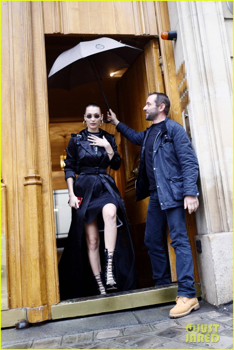 Bella Hadid Channels 'The Matrix' While Stepping Out in Paris: Photo ...