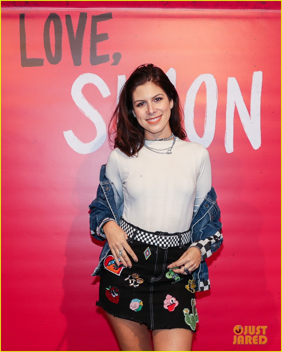 Victoria Justice & Georgie Flores Watch 'Love, Simon' at Just Jared's ...