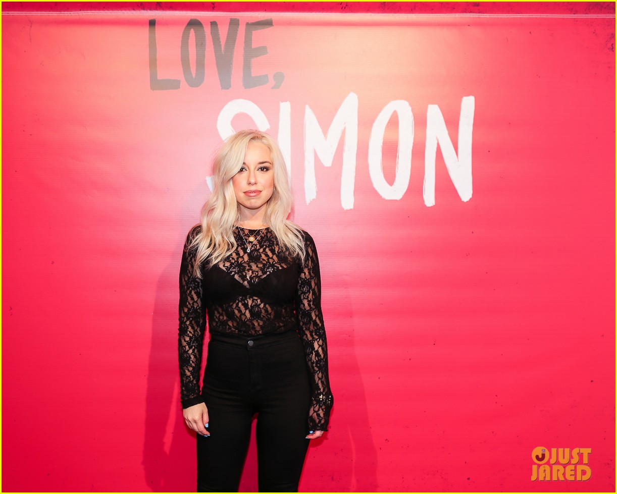 Courtney Eaton & Maia Mitchell Have a Girls' Night Out at Just Jared's 'Love, Simon' Screening ...