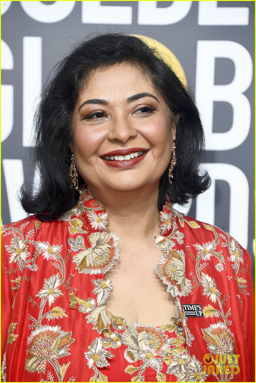 HFPA President Meher Tatna Explains Why She Didn't Wear Black at Golden ...