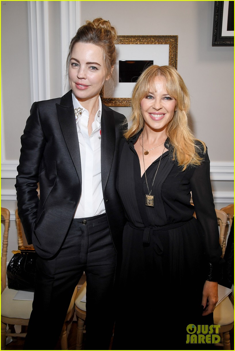 Kylie Minogue & Melissa George Get Their Fashion Show Fix in Paris ...