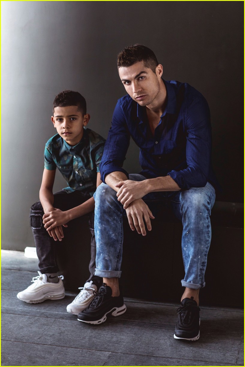 Cristiano Ronaldo & Son Cristiano Jr Team Up For Adorable 'CR7 ...
