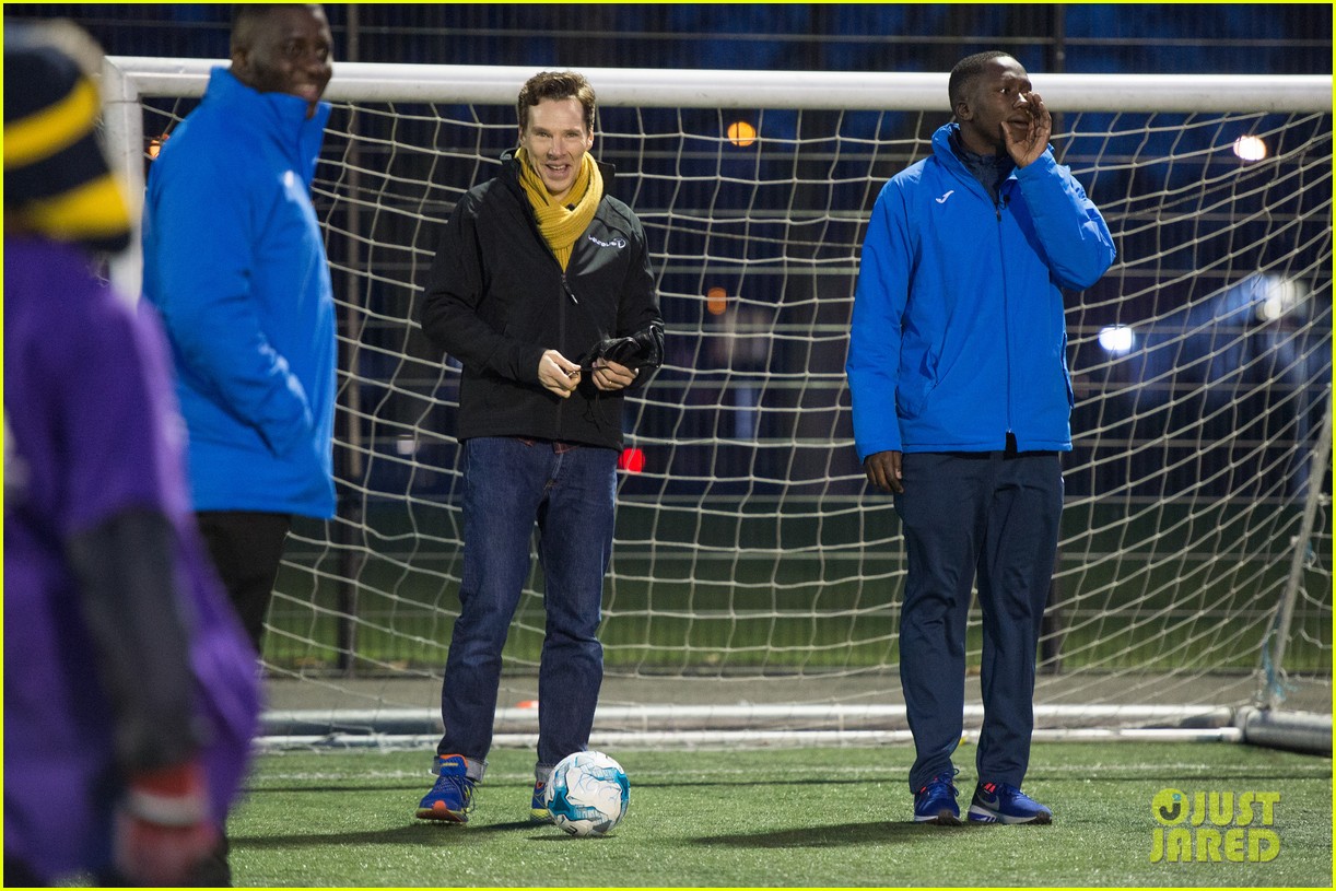 Benedict Cumberbatch Plays Soccer with Kids in London! : Photo 4028962 ...