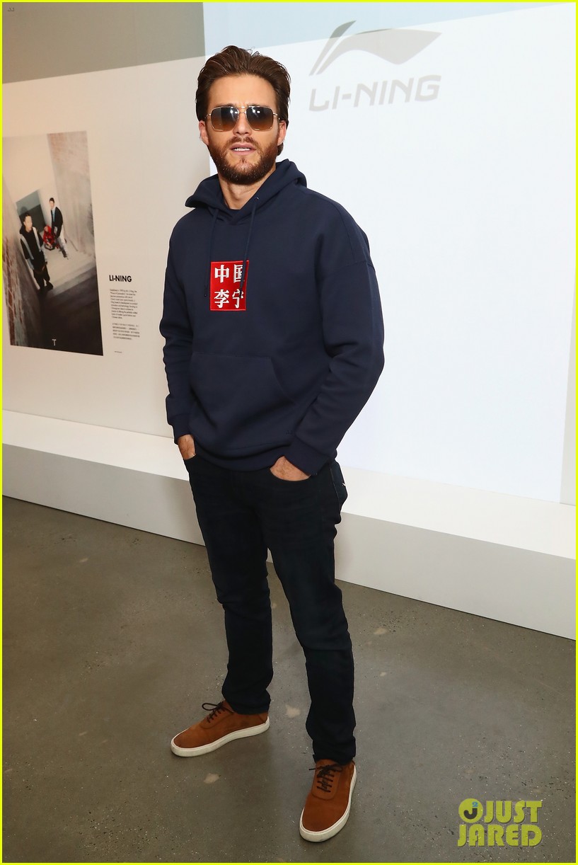 Scott Eastwood & Cameron Dallas Sit Front Row at Li-Ning NYFW Fashion ...