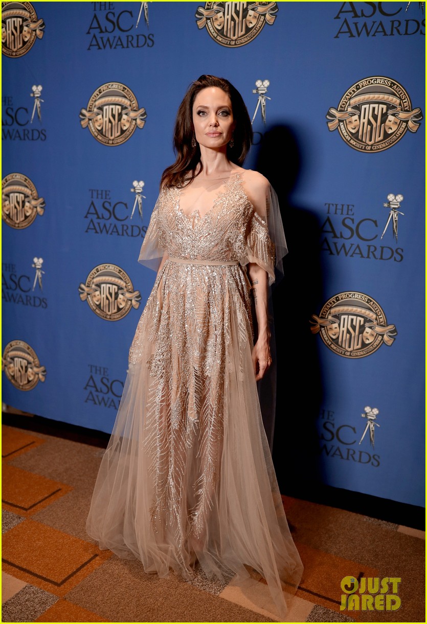 Angelina Jolie Shines at American Society Of Cinematographers Awards ...