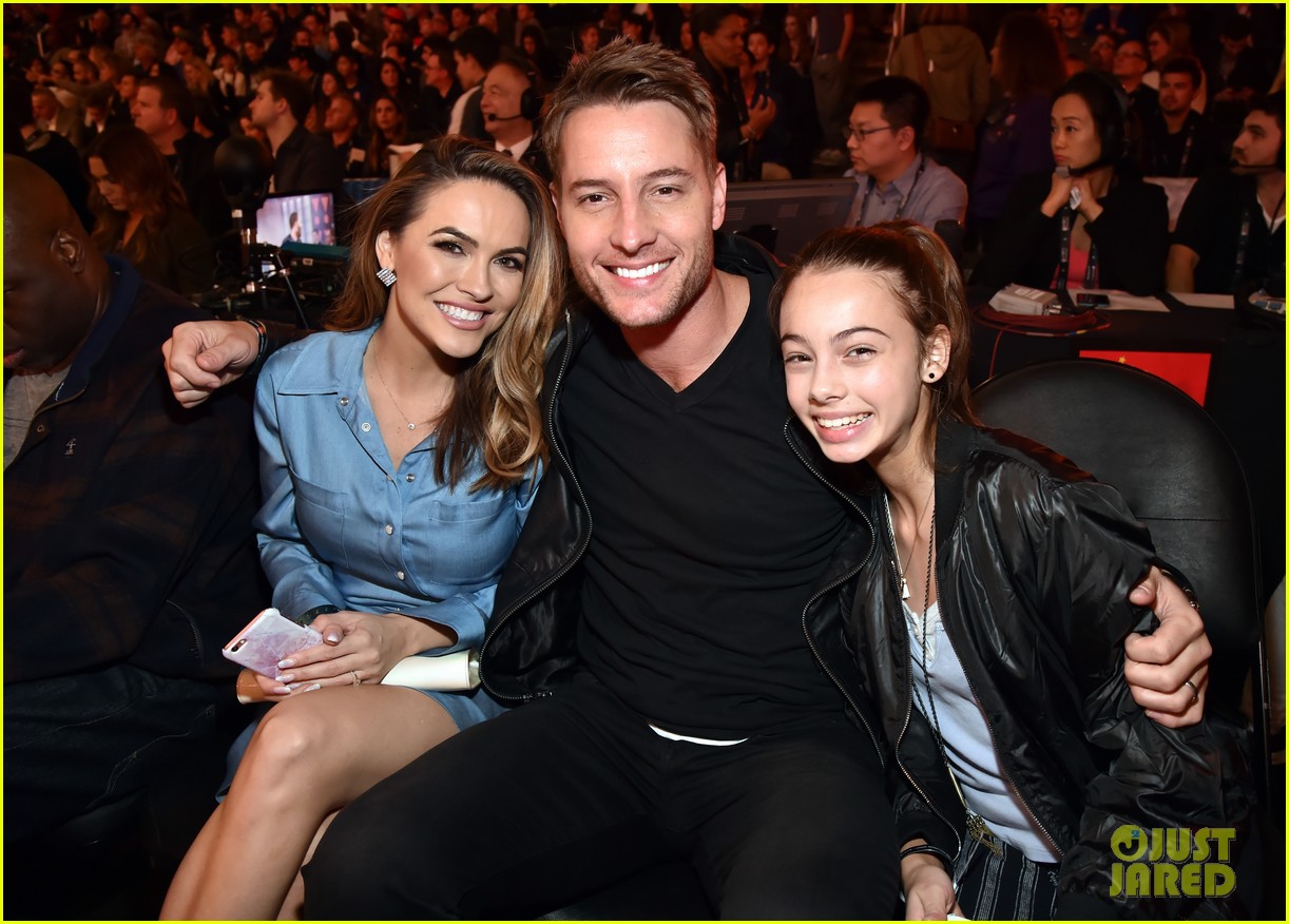 Justin Hartley Brings Wife Chrishell Stause & Daughter Isabelle to All ...