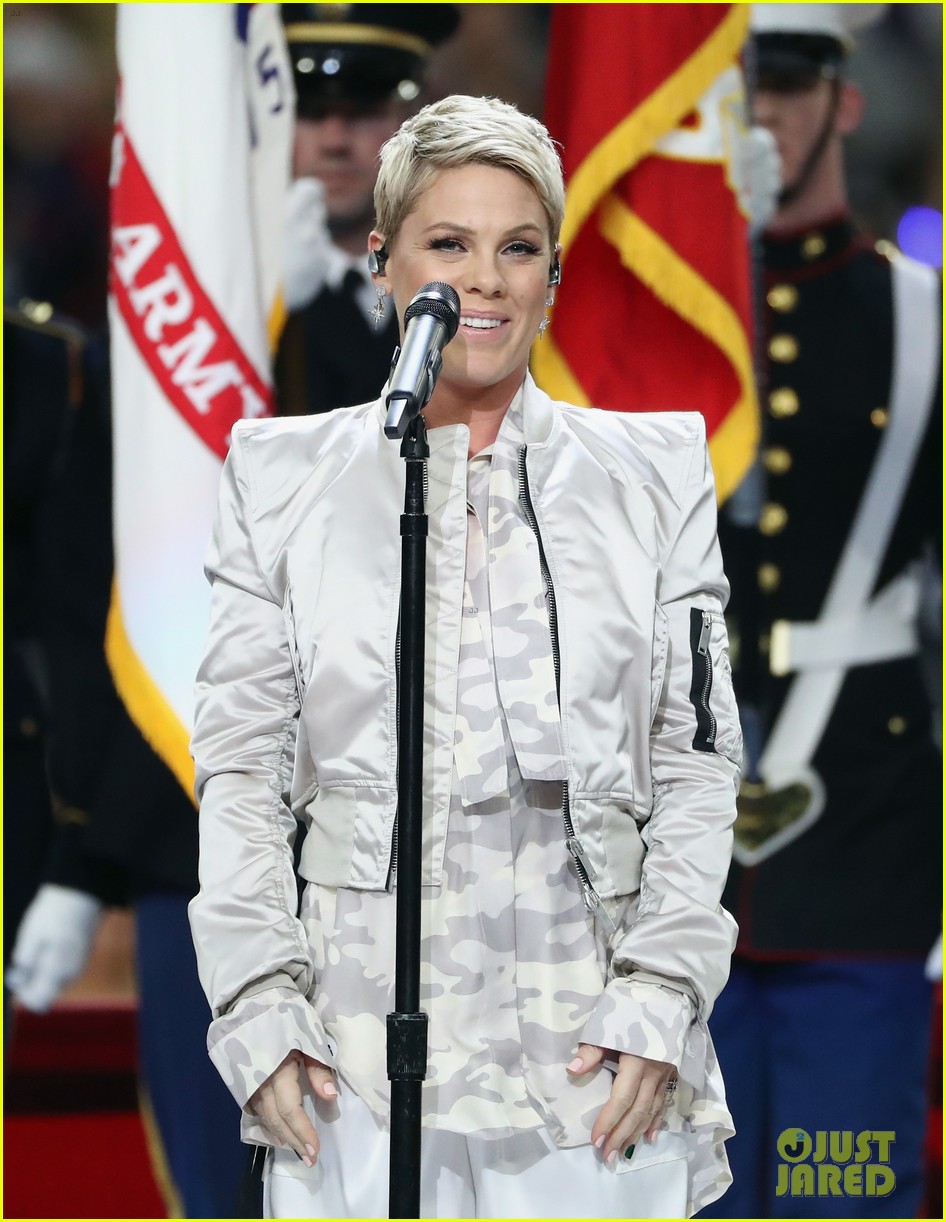 Pink Spit Out a Throat Lozenge Before Super Bowl Performance, Responds ...