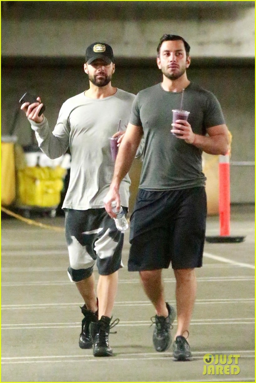 Ricky Martin & Husband Jwan Yosef Couple Up For Gym Session: Photo ...
