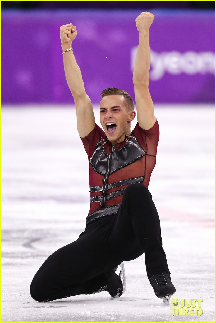 Adam Rippon Scores High in Short Program at Winter Olympics! (Video ...