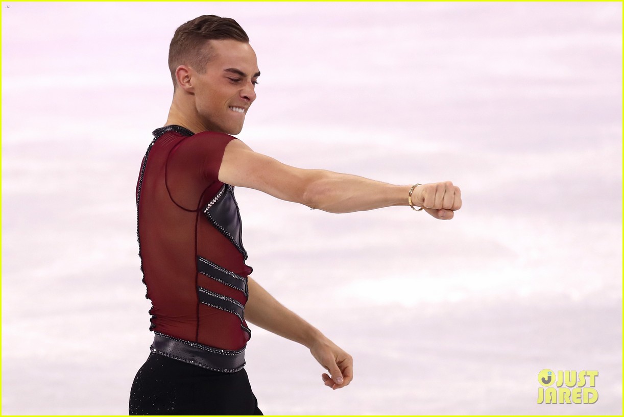Adam Rippon Scores High in Short Program at Winter Olympics! (Video ...