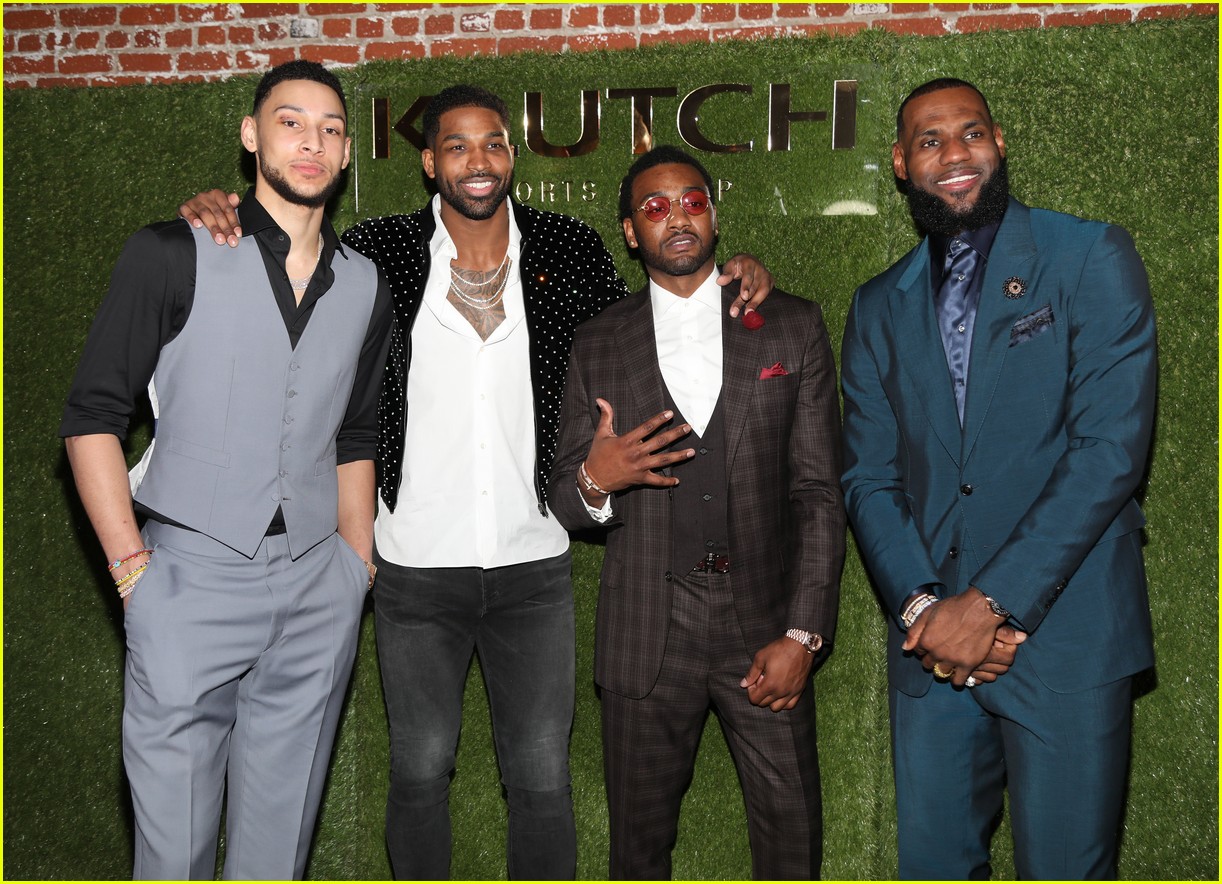 Pregnant Khloe Kardashian & Tristan Thompson Attend All-Star Weekend ...