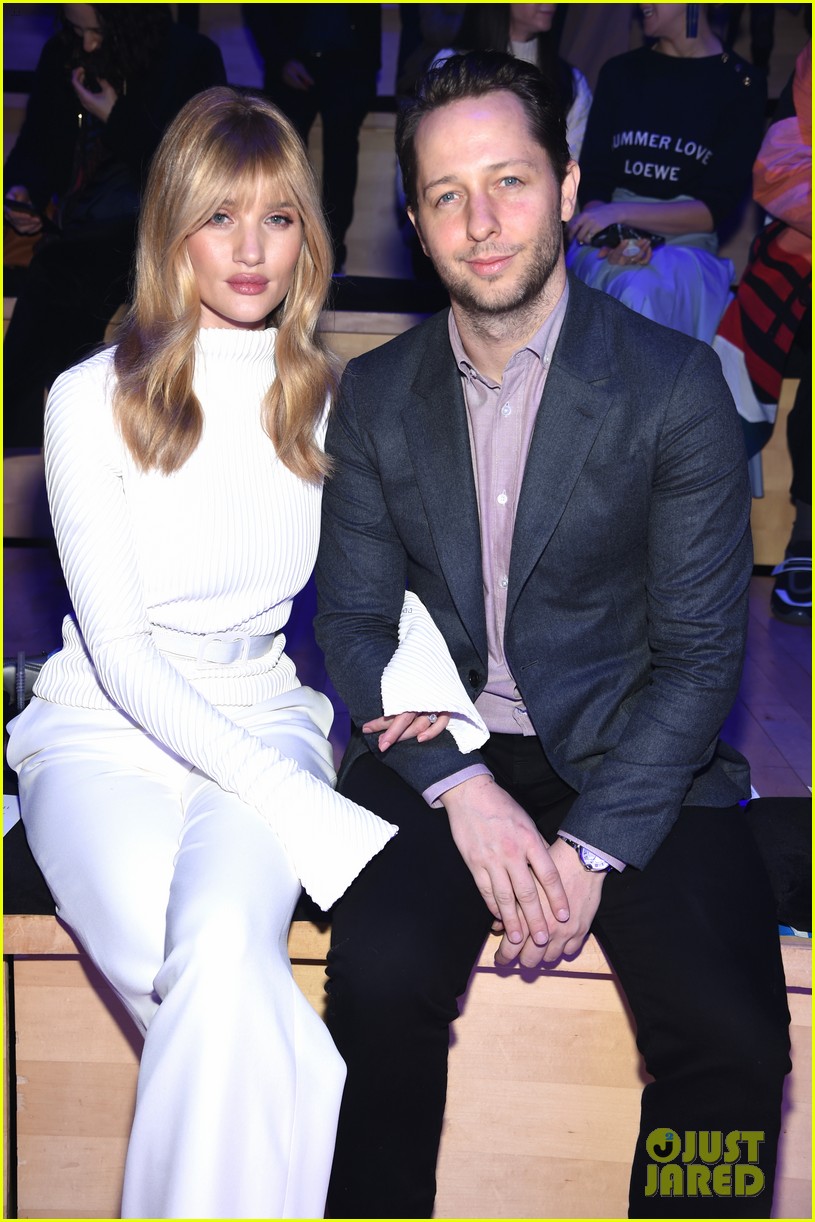 Rosie Huntington-Whiteley & Ashley Graham Buddy Up at Brandon Maxwell ...