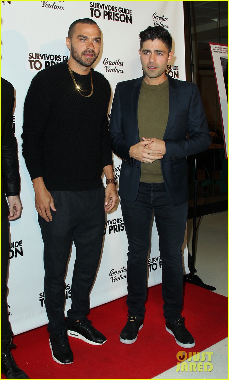 Jesse Williams & Adrian Grenier Buddy Up at 'Survivors Guide To Prison ...