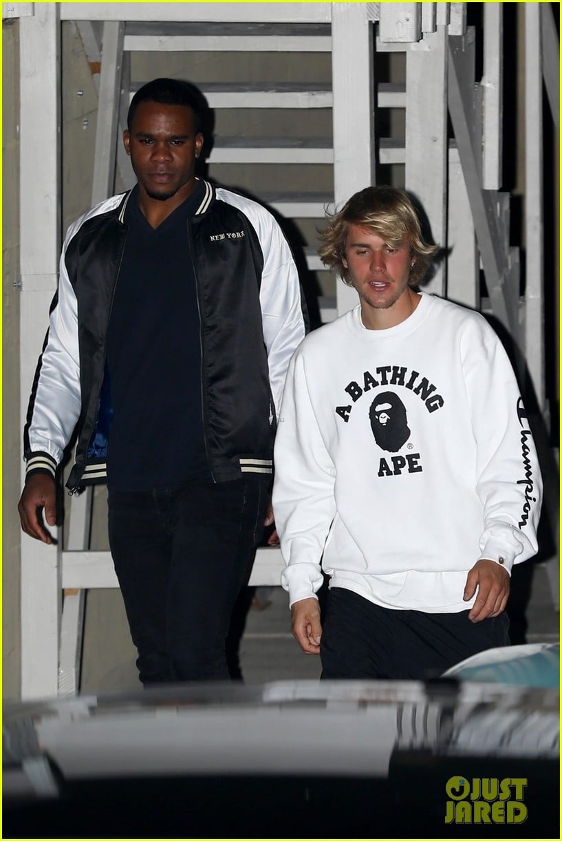 Justin Bieber Shows Off Longer Locks Leaving Church Service: Photo ...