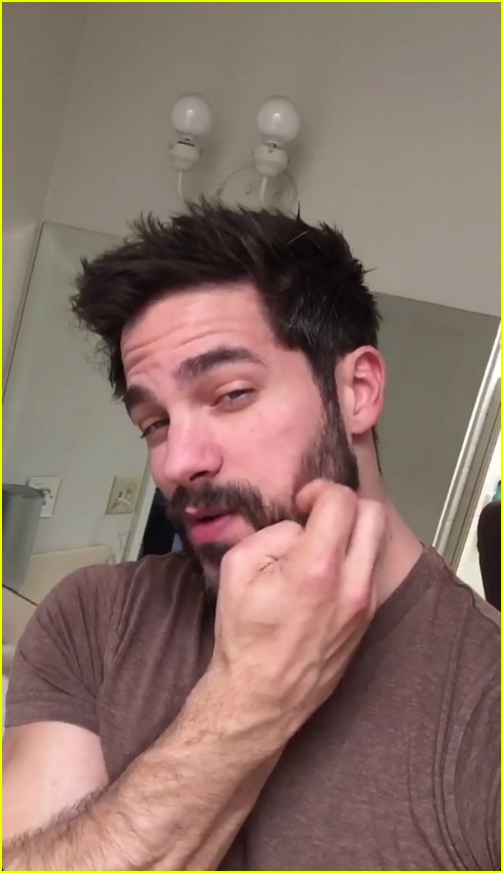 Fifty Shades' Brant Daugherty Takes Fans Inside His Beard Trimming ...