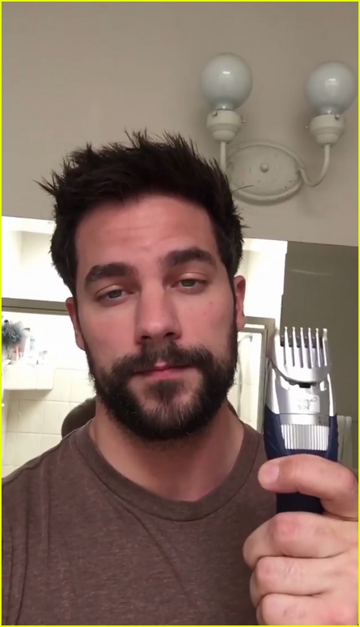 Fifty Shades' Brant Daugherty Takes Fans Inside His Beard Trimming ...