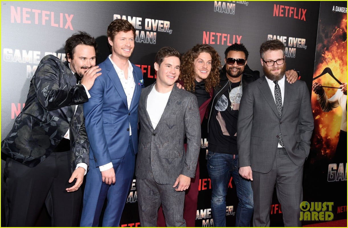 Anders Holm, Adam Devine & Blake Anderson Premiere New Netflix Film ...