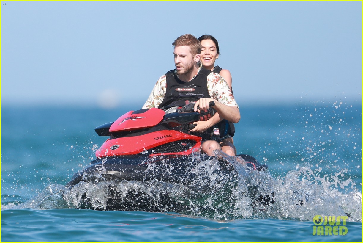 Calvin Harris & On-Again Girlfriend Aarika Wolf Soak Up the Sun in ...