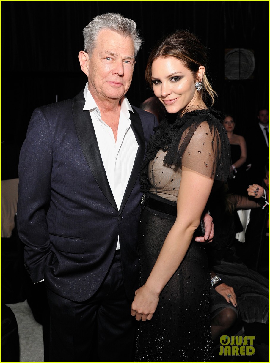 Katharine McPhee & David Foster Couple Up at Elton John's Oscars ...