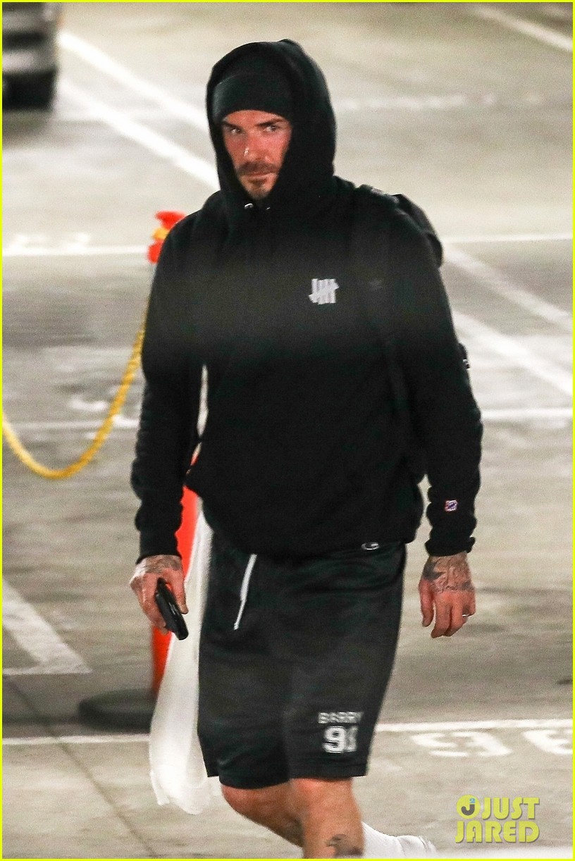 Photo: david beckham workout 02 | Photo 4061462 | Just Jared ...