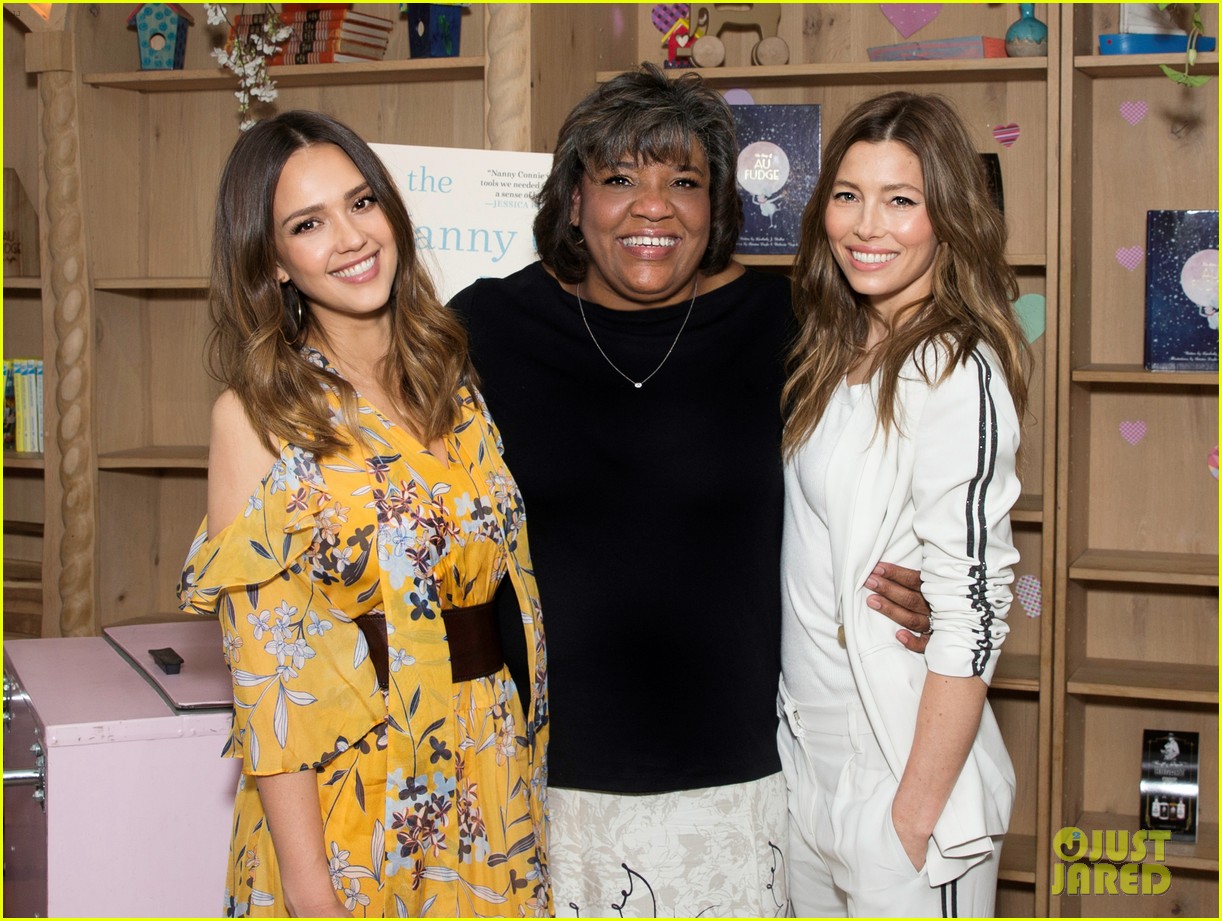 Jessica Biel & Jessica Alba Celebrate Launch of 'The Nanny Connie Way ...