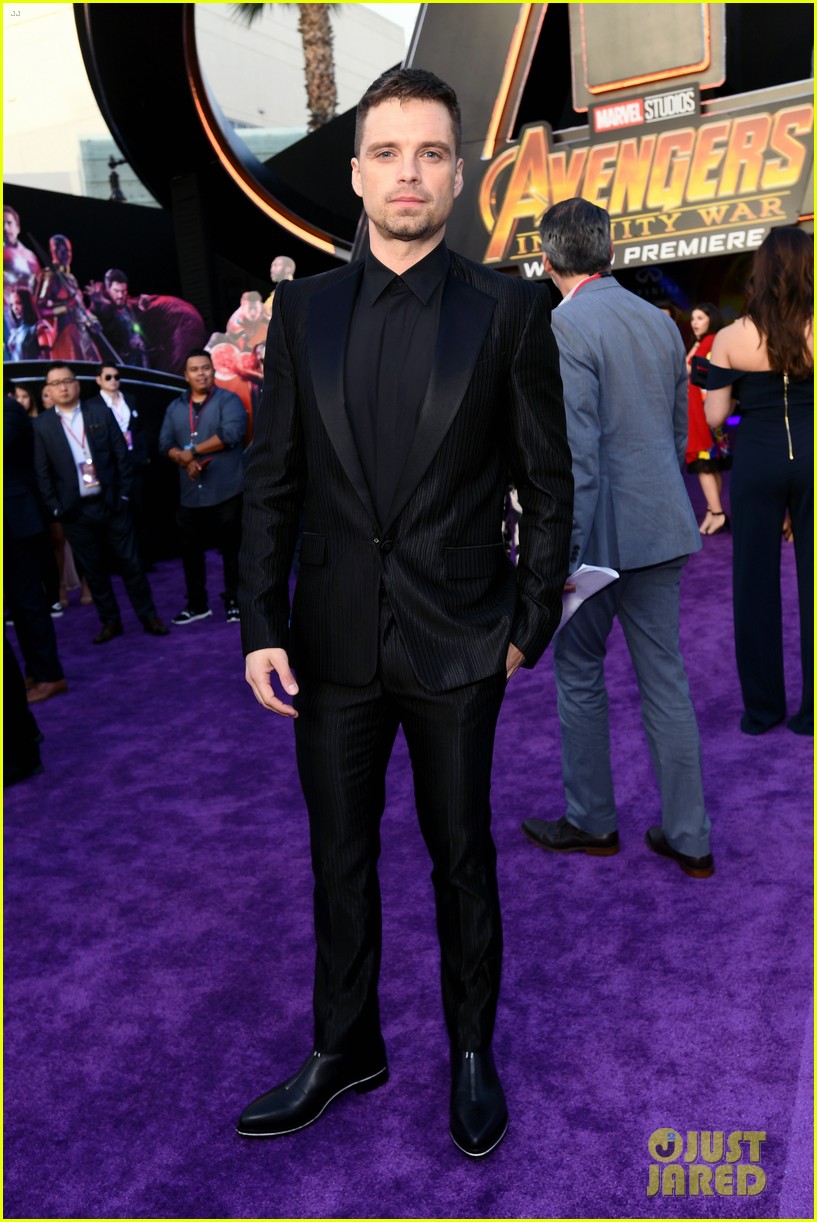 Chadwick Boseman & Sebastian Stan Hit the Carpet at 'Avengers: Infinity ...