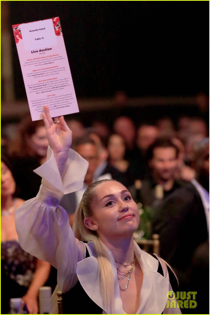Miley Cyrus Attends My Friend's Place Charity Gala in LA: Photo 4061360 ...
