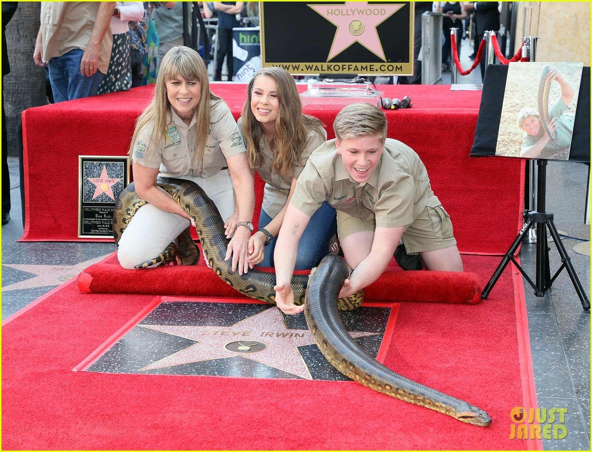 Photo: steve irwins family brings snake to walk of fame ceremony 09 ...