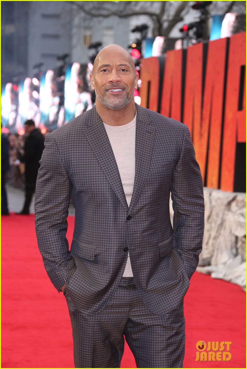 Dwayne Johnson & 'Rampage' Cast Hit London for Big Premiere!: Photo ...