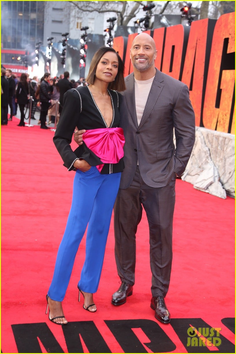 Dwayne Johnson & 'Rampage' Cast Hit London for Big Premiere!: Photo ...