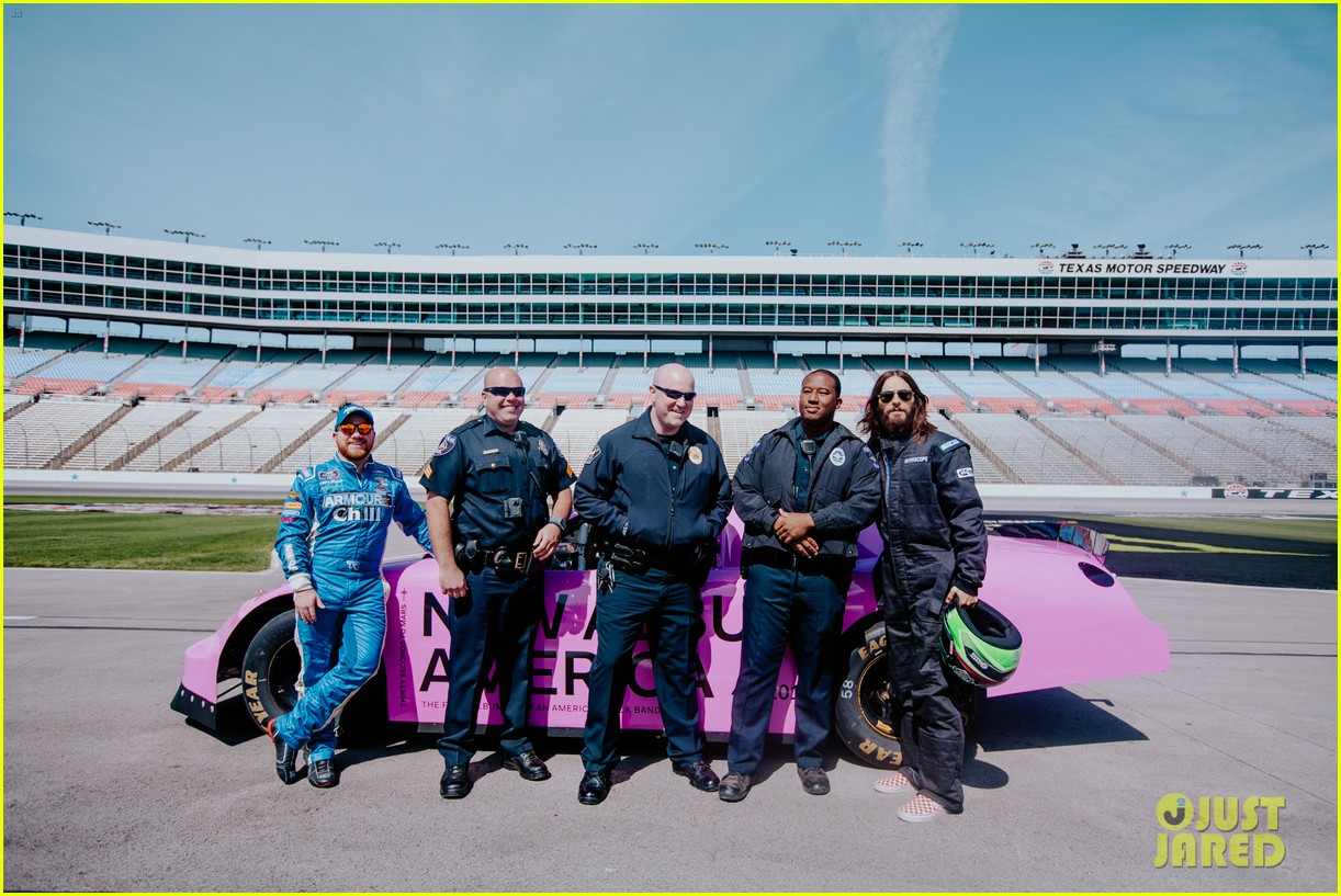 Jared Leto Hits Texas Motor Speedway During Cross-Country Mars Across ...