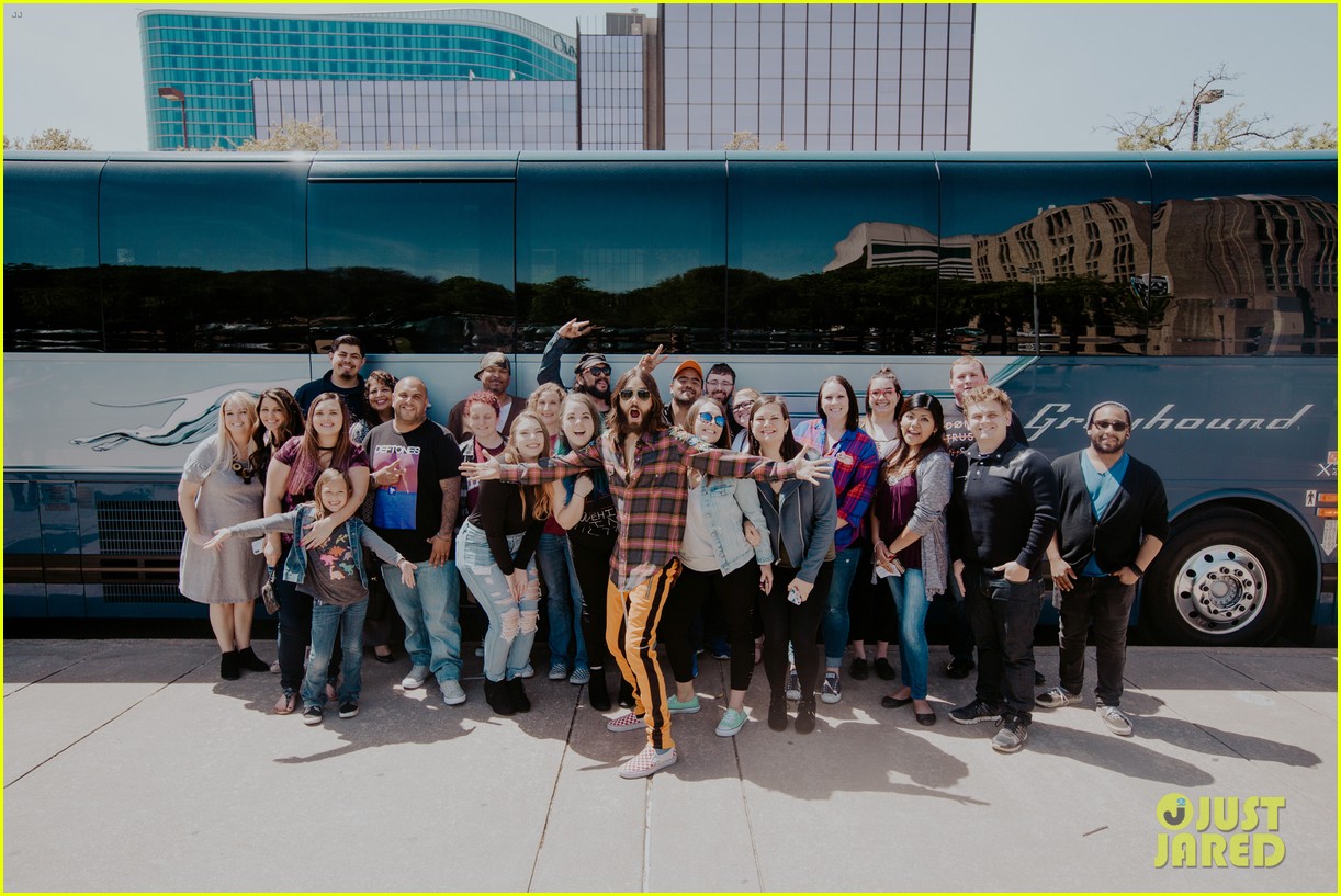 Jared Leto Hits Texas Motor Speedway During Cross-Country Mars Across ...