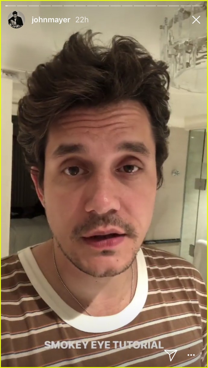 John Mayer Demonstrates How to Do the Perfect Smokey Eye: Photo 4071294 ...