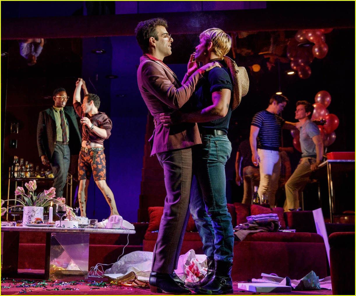 Matt Bomer & Jim Parsons in Broadway's 'Boys in the Band' - First Look ...