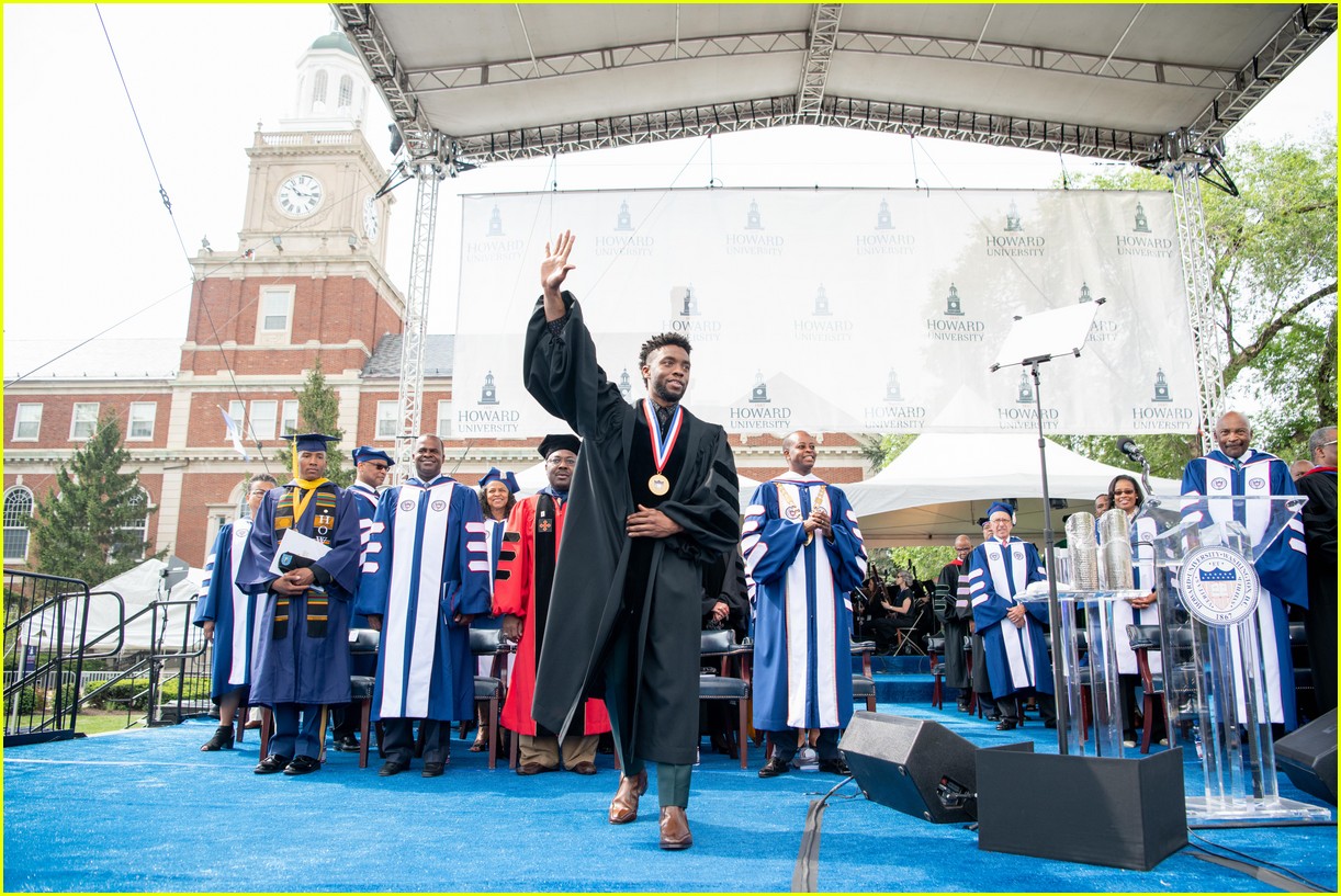 Chadwick Boseman Delivers Graduation Speech at Howard University ...