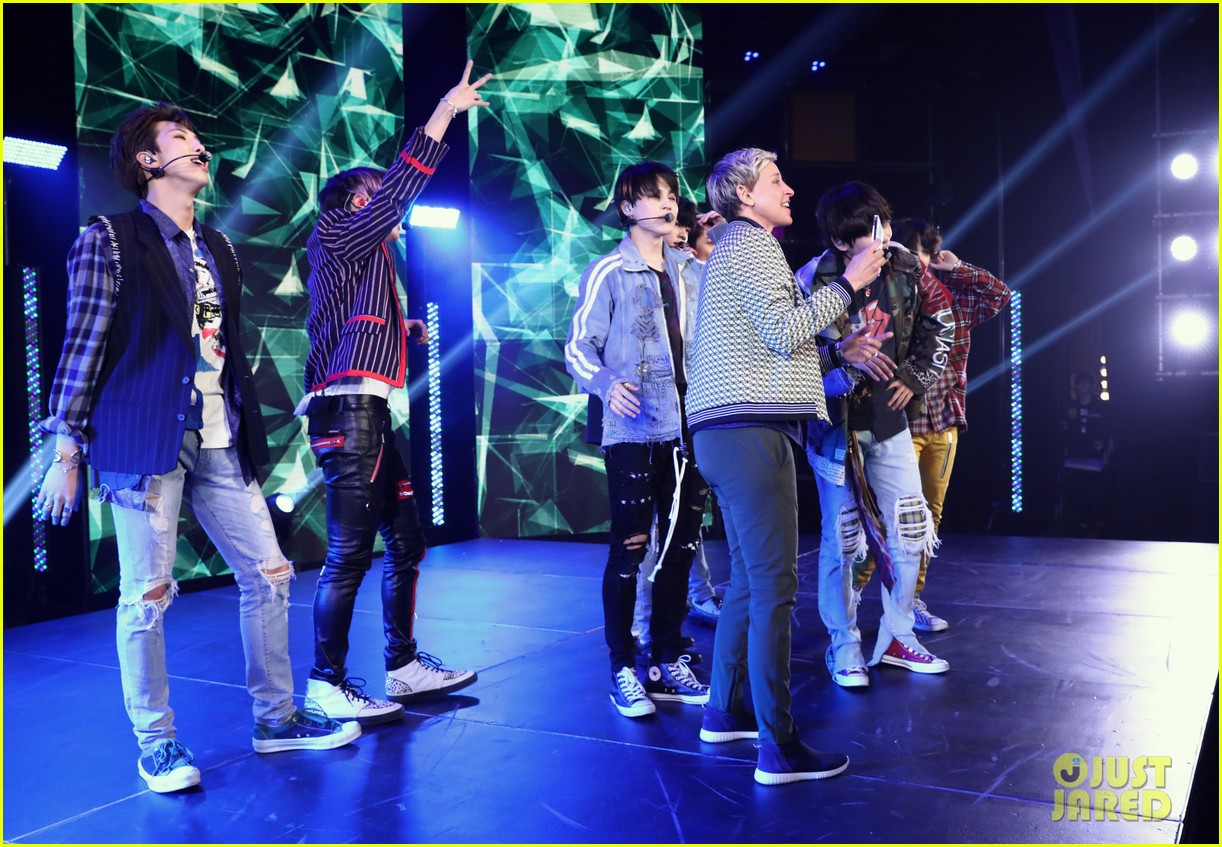 BTS Gets Scared by Fan Girl on 'Ellen' - Watch Now!: Photo 4090734 ...