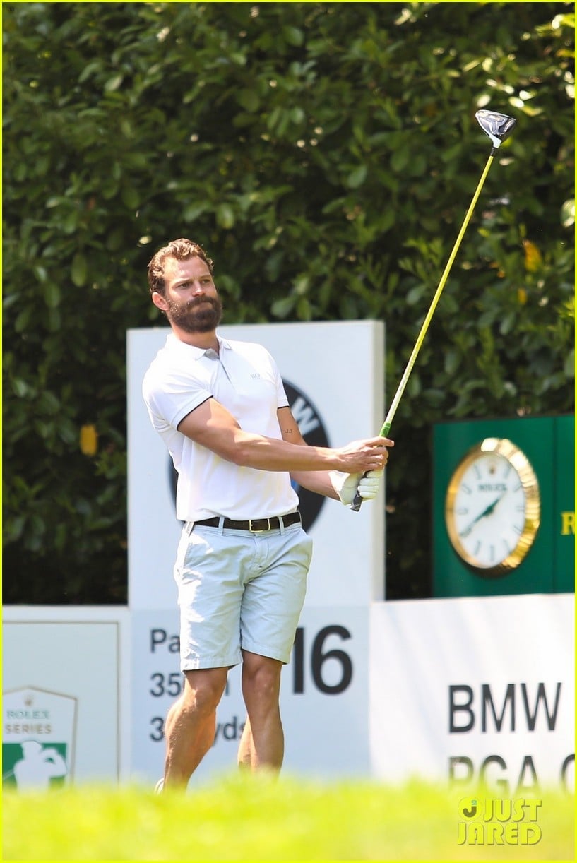 Jamie Dornan Looks So Hot While Golfing in BMW PGA Championship!: Photo ...