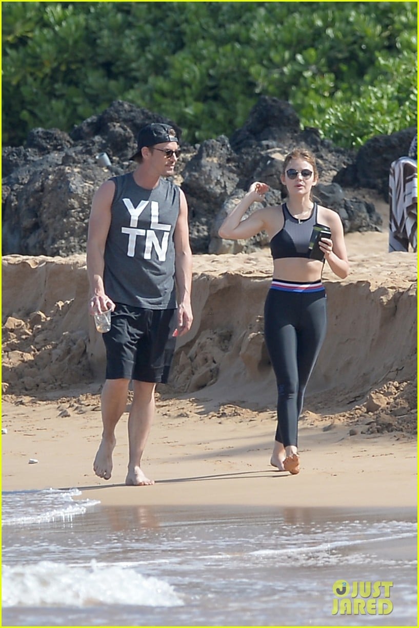 Lucy Hale Hits the Beach in Hawaii with Boyfriend Riley Smith!: Photo ...