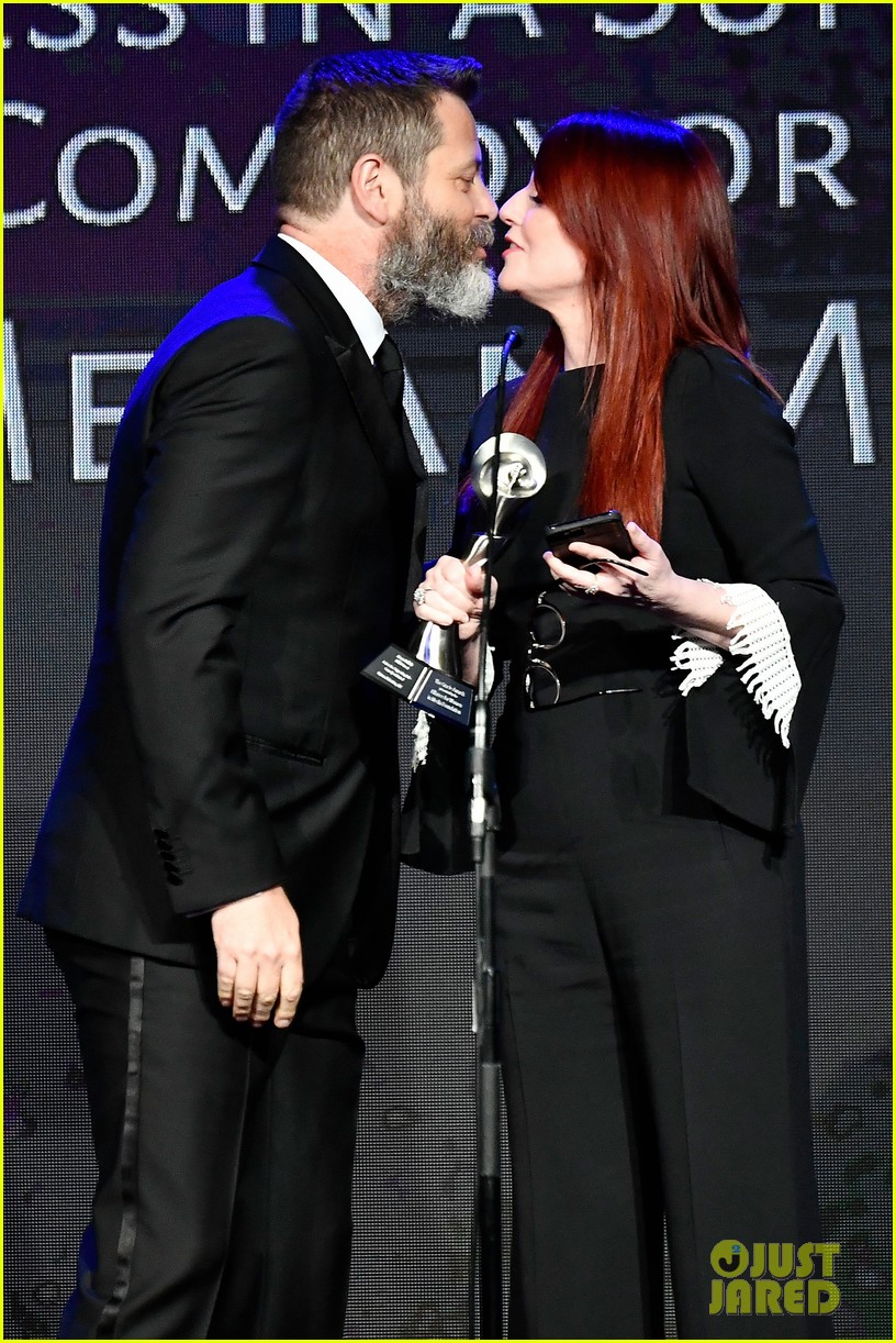 Nick Offerman Honors Wife Megan Mullally at Gracie Awards 2018!: Photo ...